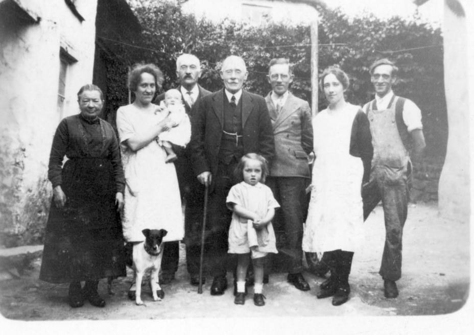 Albert Mitchell and his family (post war)